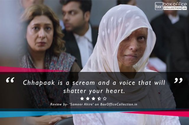 Chhapaak Review: A Scream and a voice that will shatter your heart!